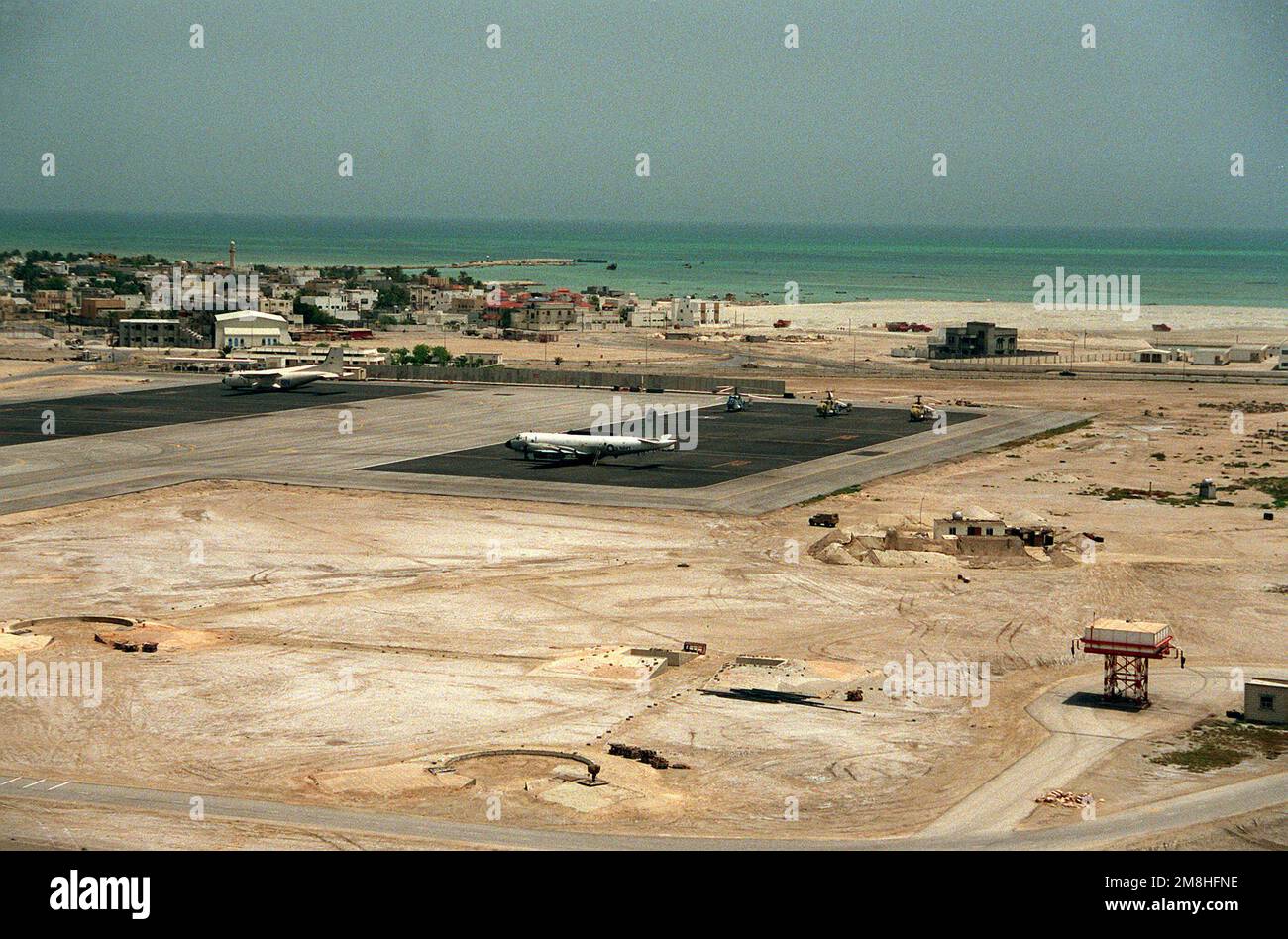 A left side view of a Fleet Air Reconnaissance Squadron 2 (VQ-2) EP-3E ...