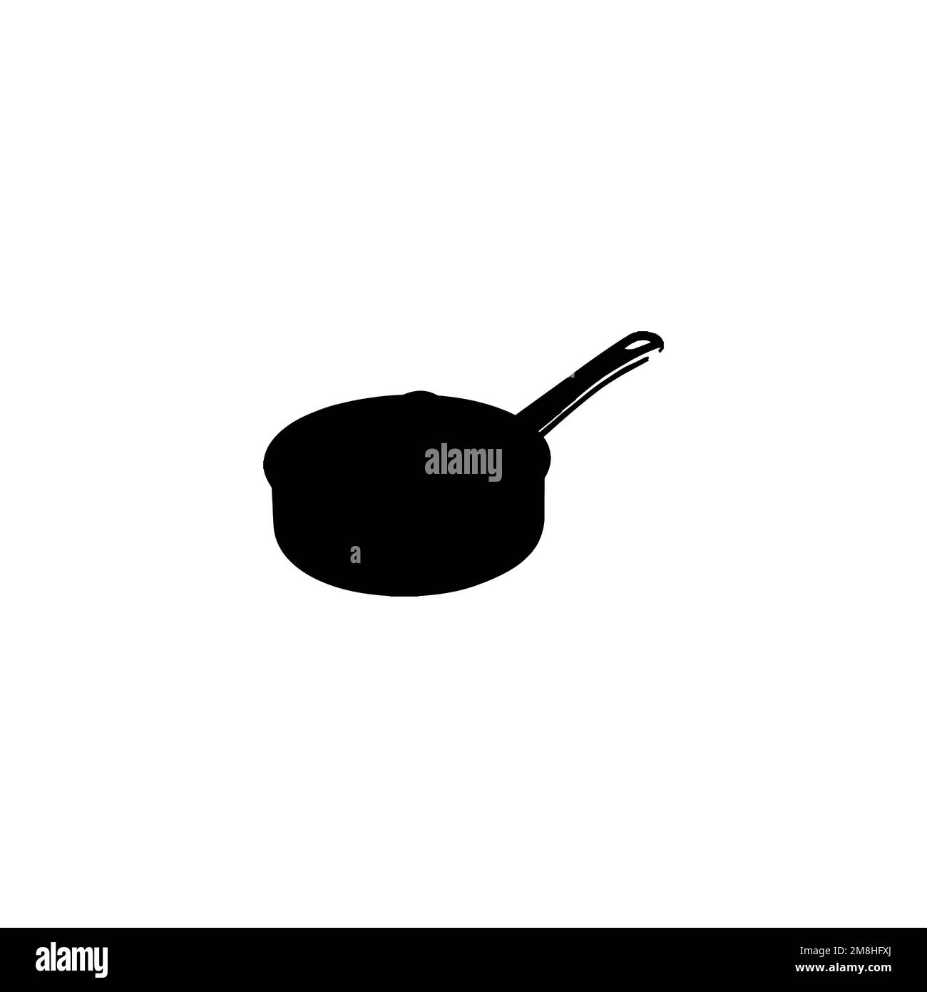 Cooking pan icon. Simple style restaurant big sale poster background ...