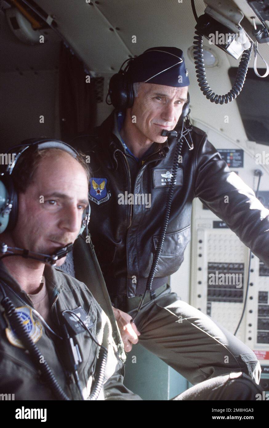 GEN. Merrill A. McPeak, CHIEF of STAFF, U.S. Air Force, observes ...