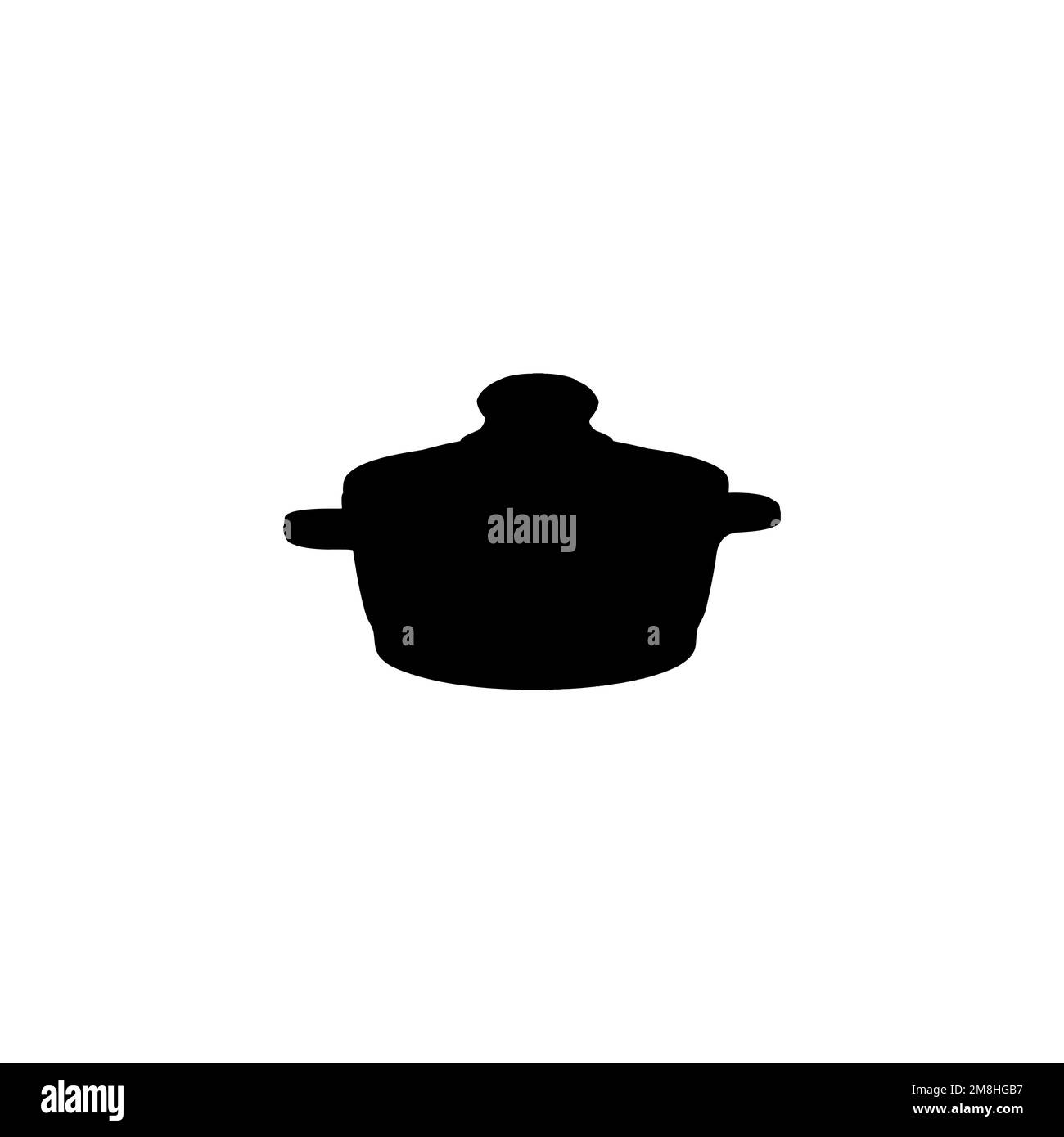 Cooking pan icon. Simple style restaurant big sale poster background ...