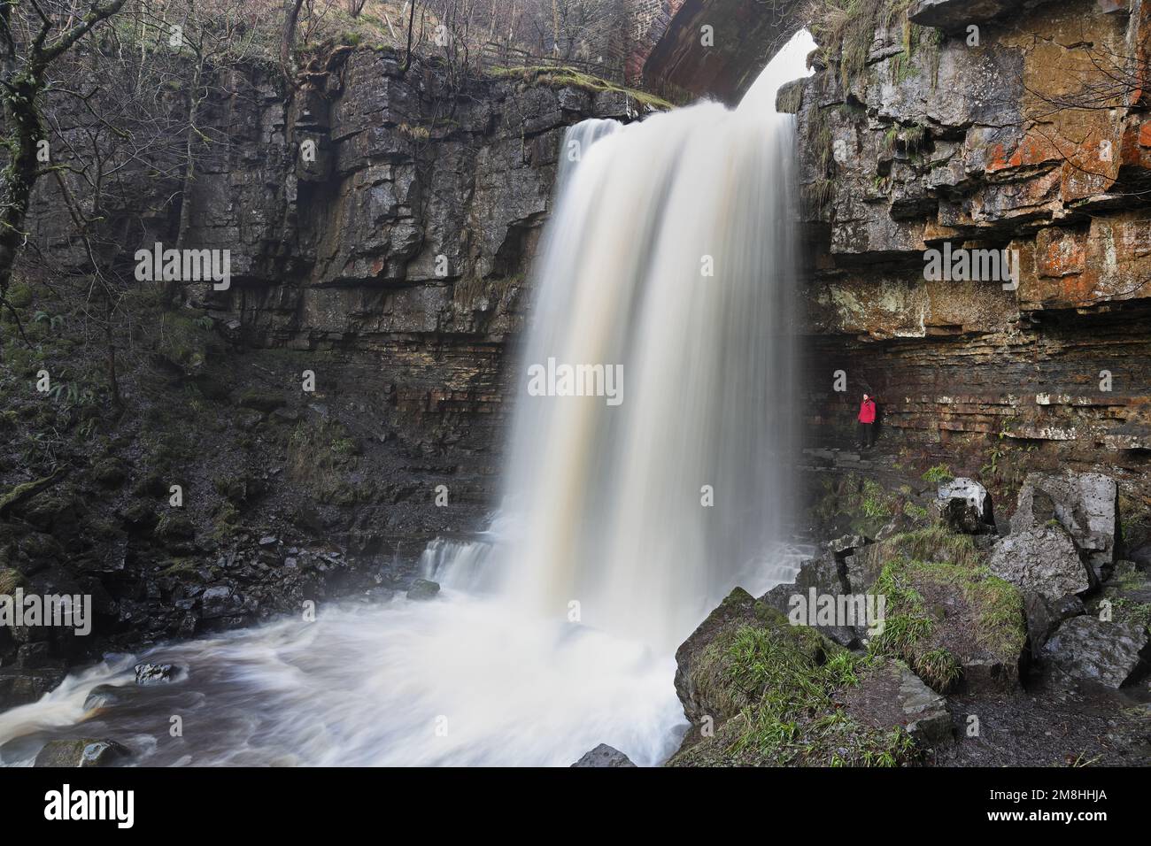 Ashgill Force, Garrigill, Cumbria, UK. 14th January 2023. UK Weather ...
