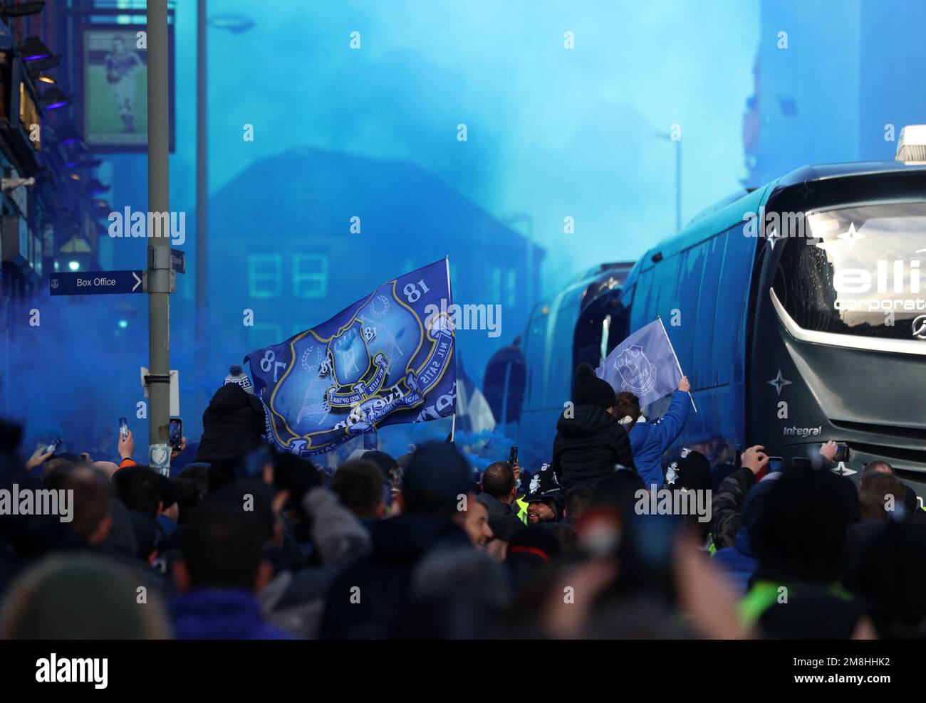 Goodison Park, Liverpool, UK. 14th Jan, 2023. Premier League Football ...