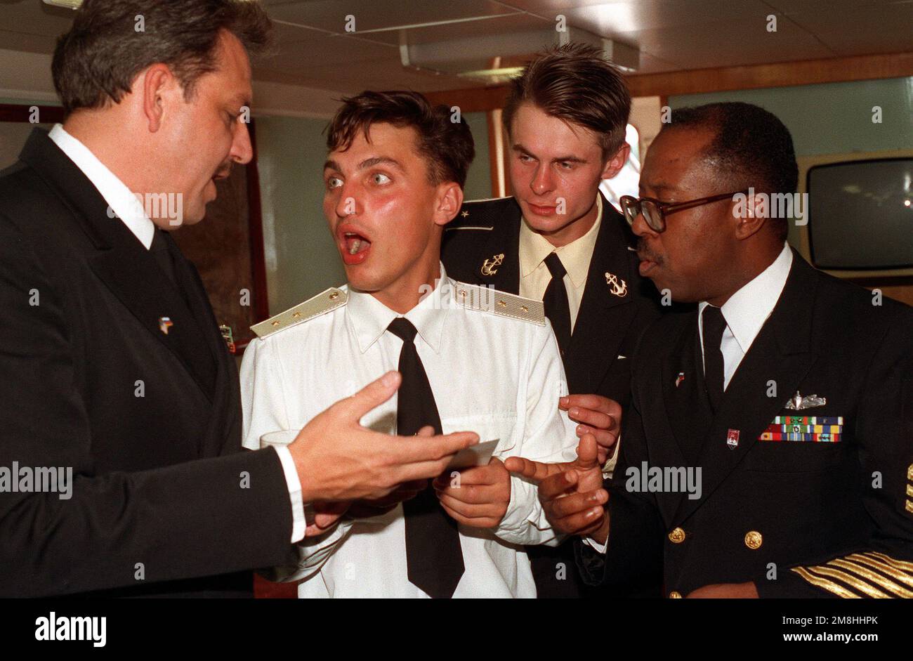 U.S. Navy chief petty officers host Russian navy chief petty officers ...