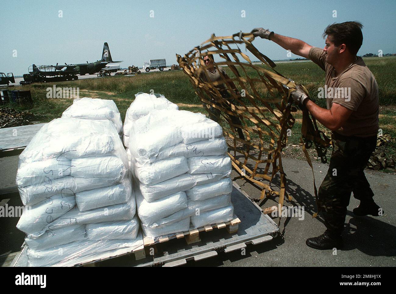 Members of the 62nd Aerial Port Squadron, McChord Air Force Base ...