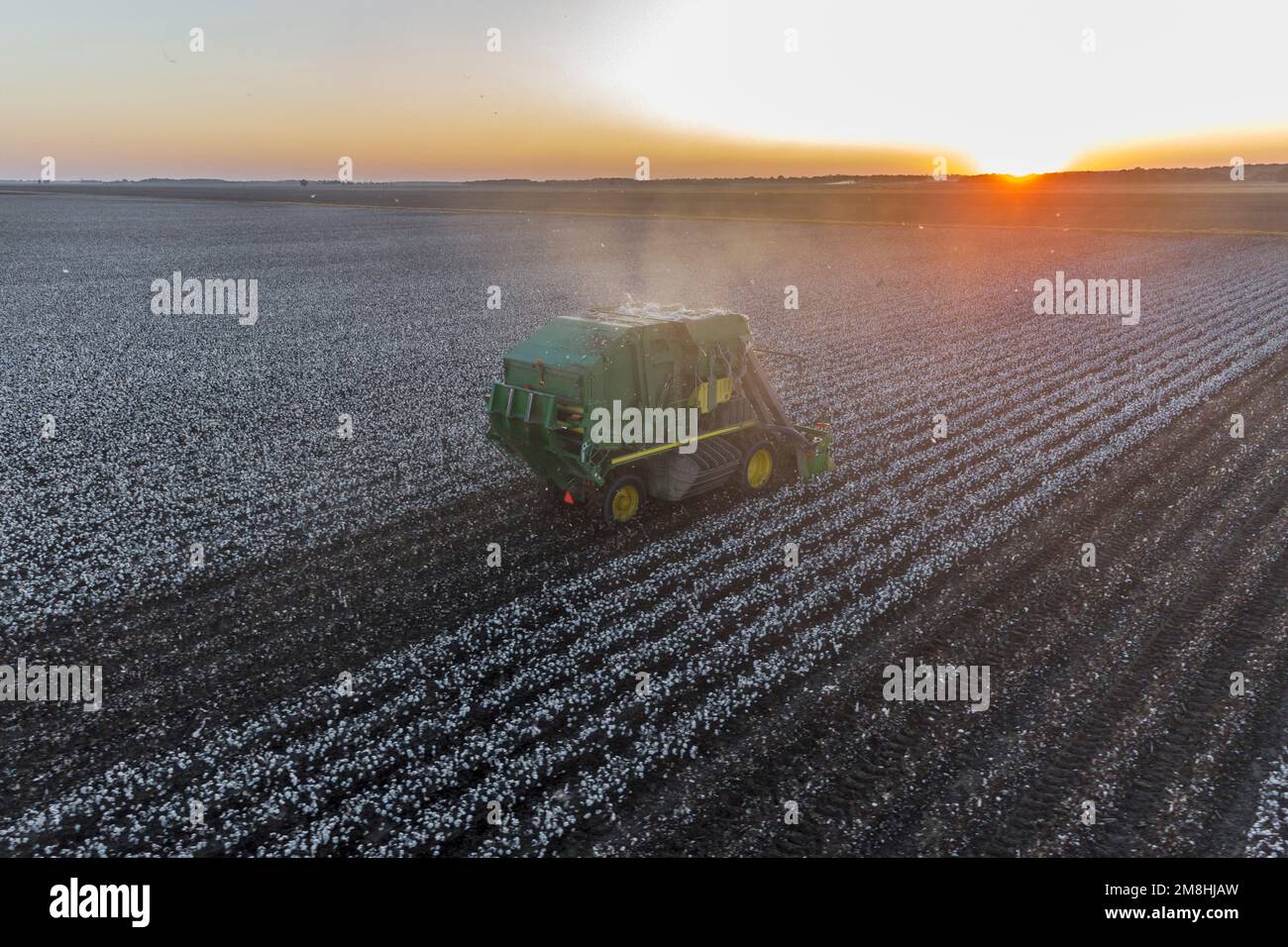 Cotton picker aerial hi-res stock photography and images - Alamy
