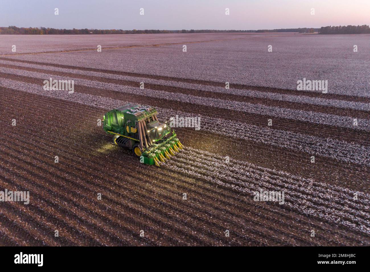 Cotton farming usa aerial hi-res stock photography and images - Alamy