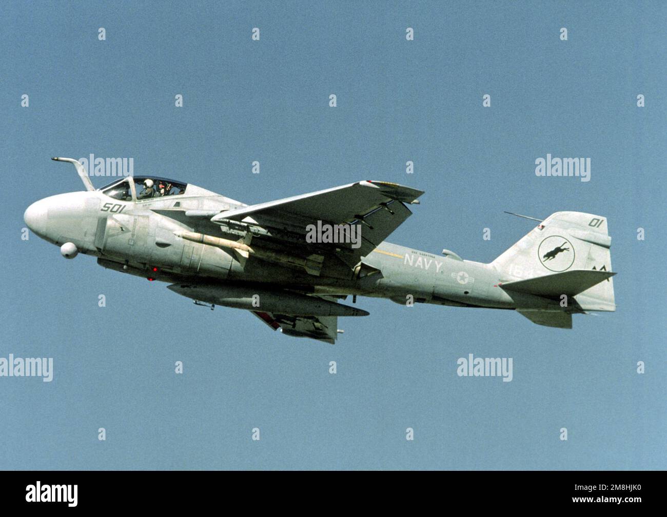 An Attack Squadron 65 (VA-65) A-6E Intruder aircraft ascends after ...