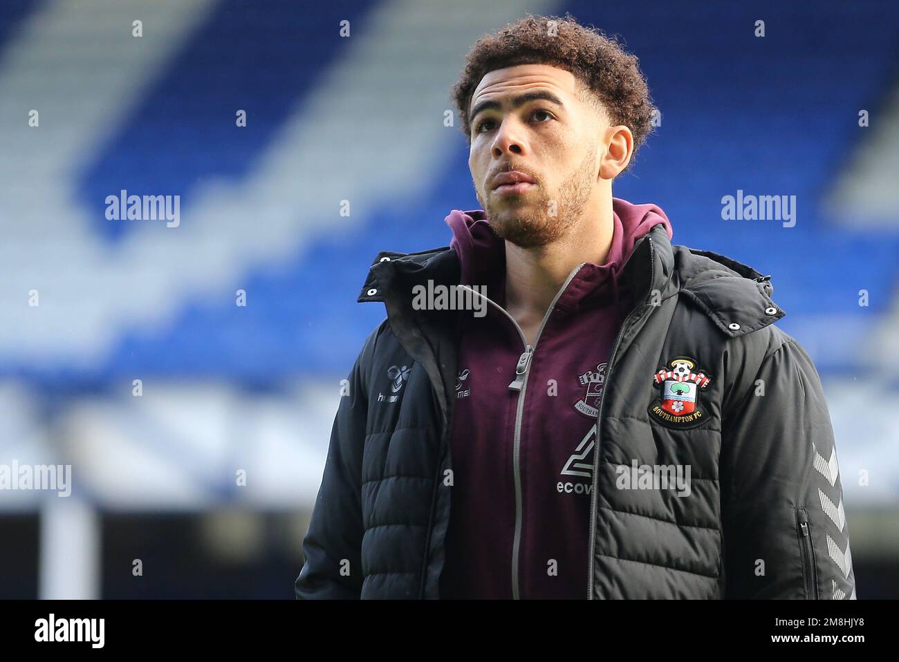 Che Adams #10 of Southampton before the Premier League match Everton vs ...