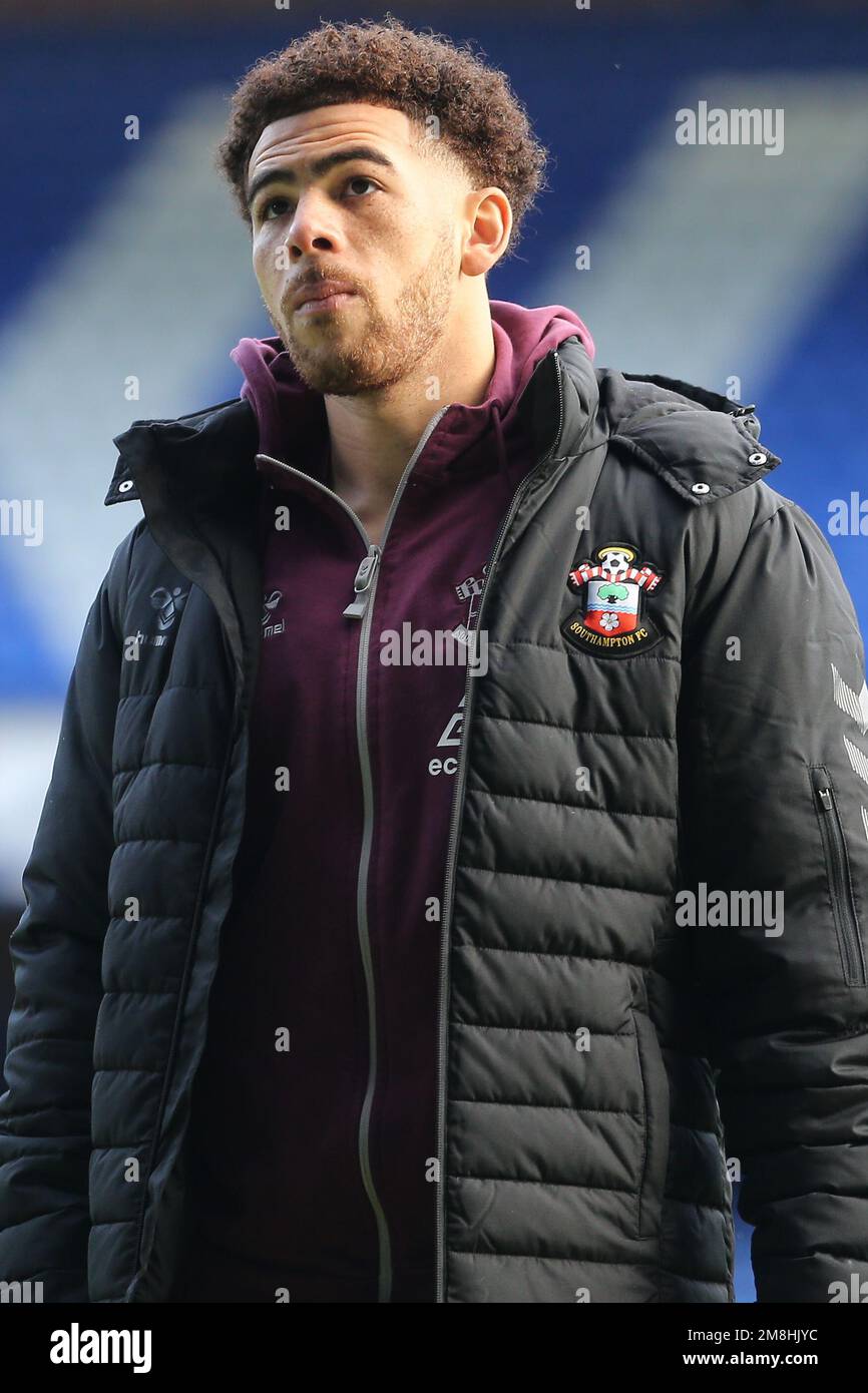 Che Adams #10 of Southampton before the Premier League match Everton vs ...