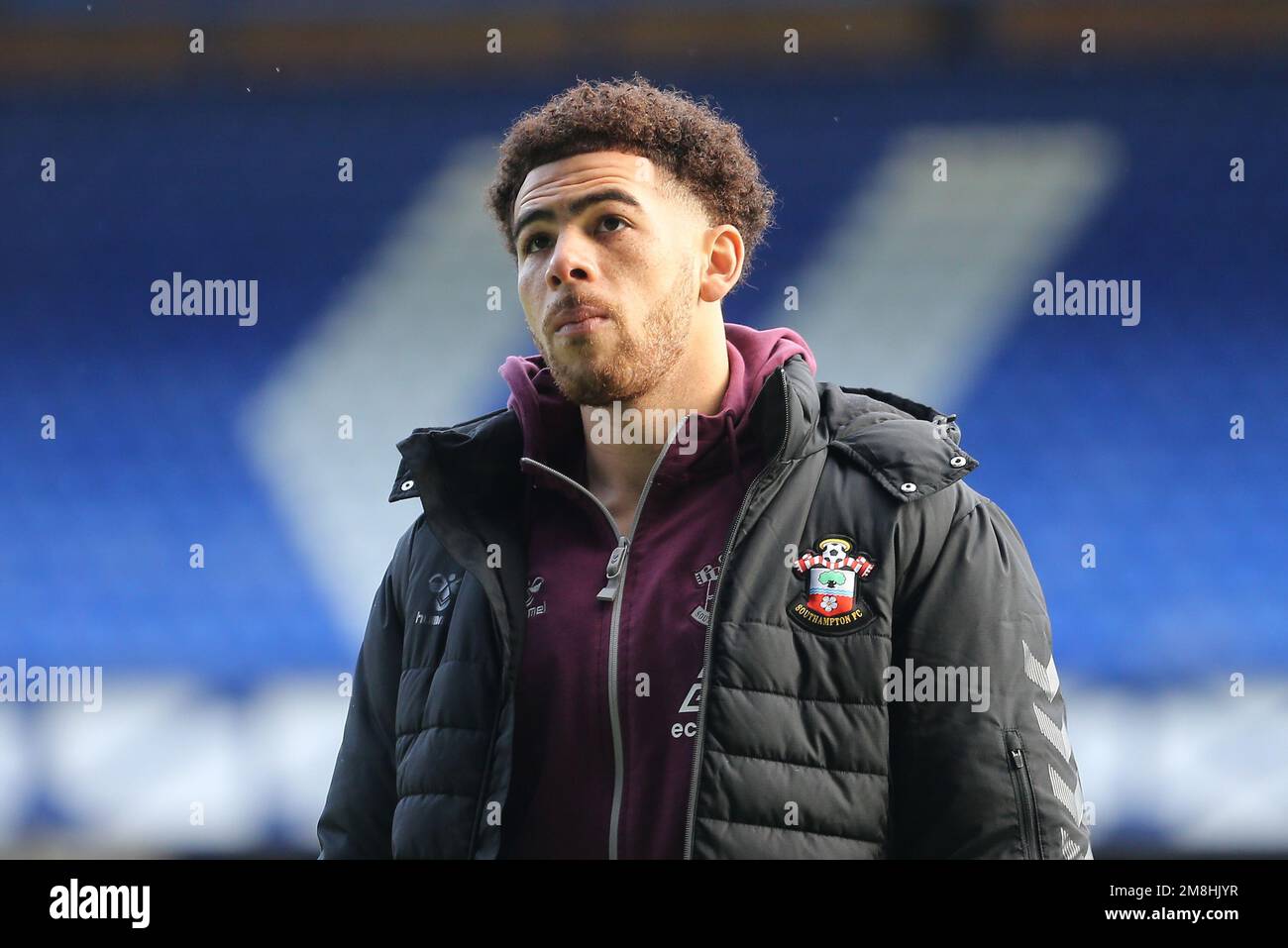 Che Adams #10 of Southampton before the Premier League match Everton vs ...