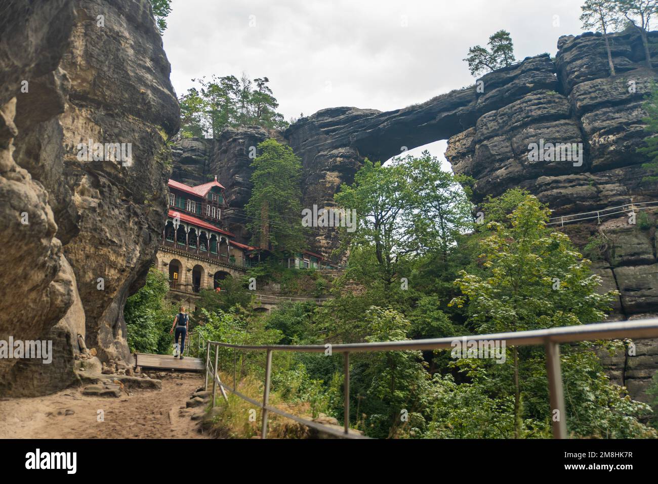 View of Pravcicka brana in Czech Switzerland Stock Photo - Alamy