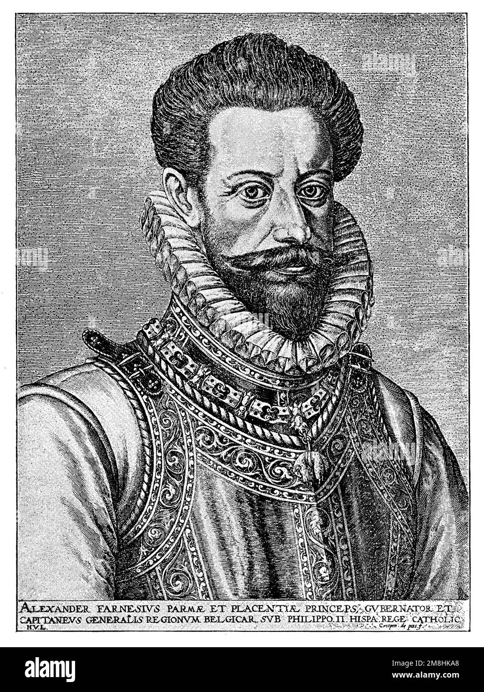 Alessandro Farnese (1545-1592), duke of Parma and Piacenza, man of ...