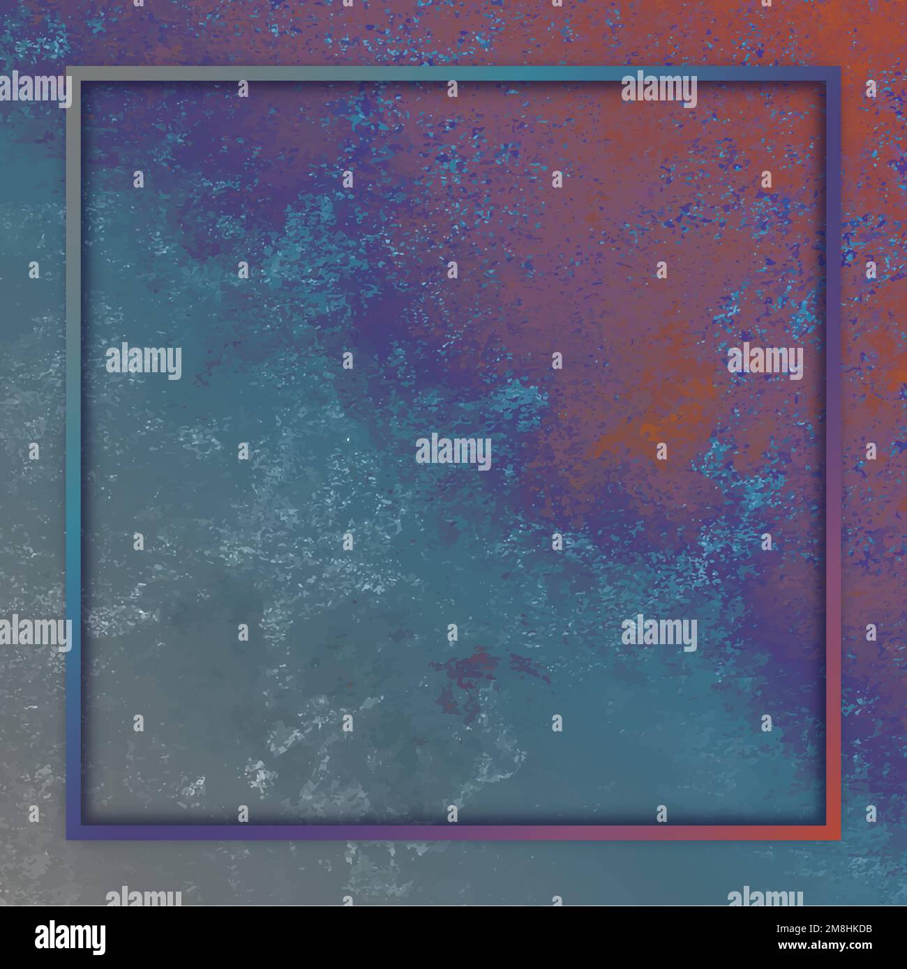 Square frame on colorful background vector Stock Vector Image & Art - Alamy