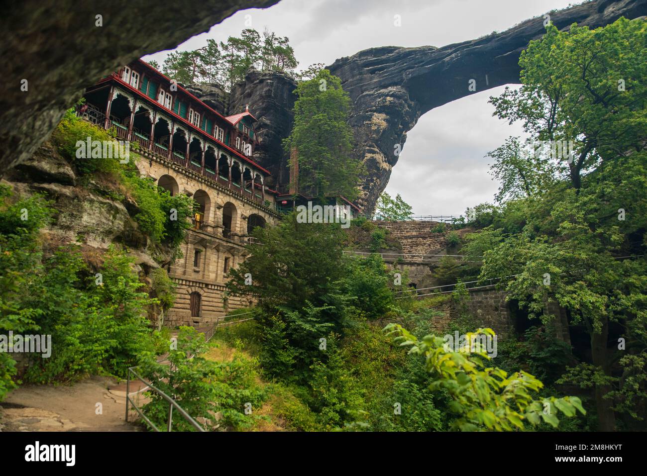 View of Pravcicka brana in Czech Switzerland Stock Photo - Alamy