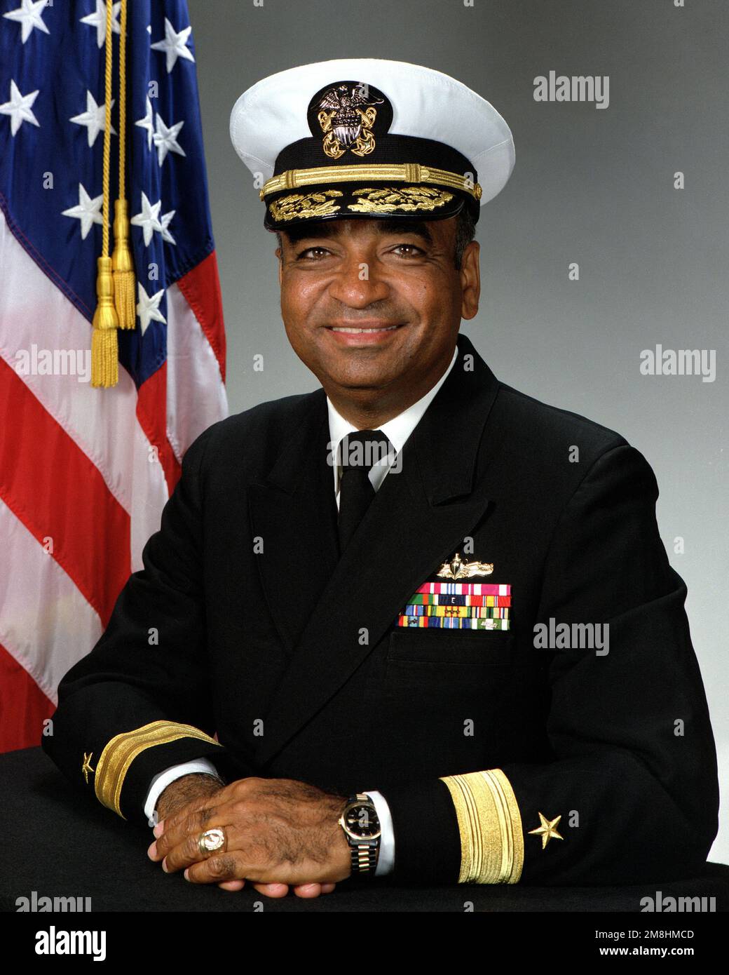 Rear Adm. (lower half) Edward Moore Jr., USN (covered). Country: Unknown Stock Photo - Alamy