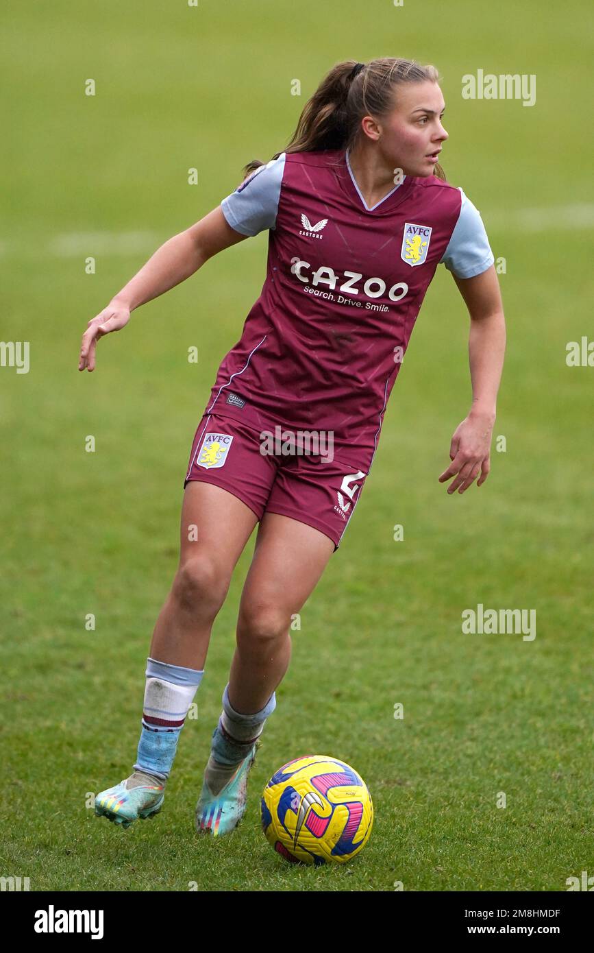Aston Villa's Sarah Mayling in action during the Barclays Women's Super ...