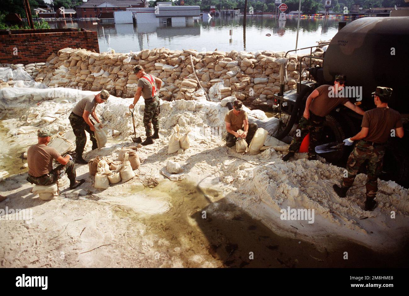 An extensive sandbagging and pumping operation are ongoing by the ...