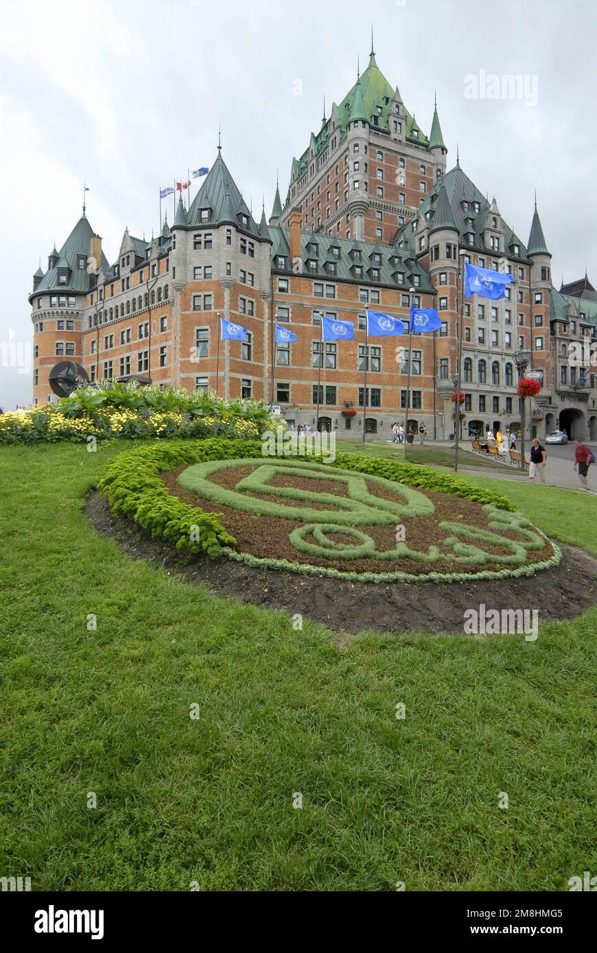 Frontenac Castle (Fairmont Le Chateau Frontenac) in Old Quebec City ...