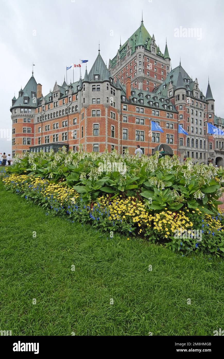 Frontenac Castle (Fairmont Le Chateau Frontenac) in Old Quebec City ...