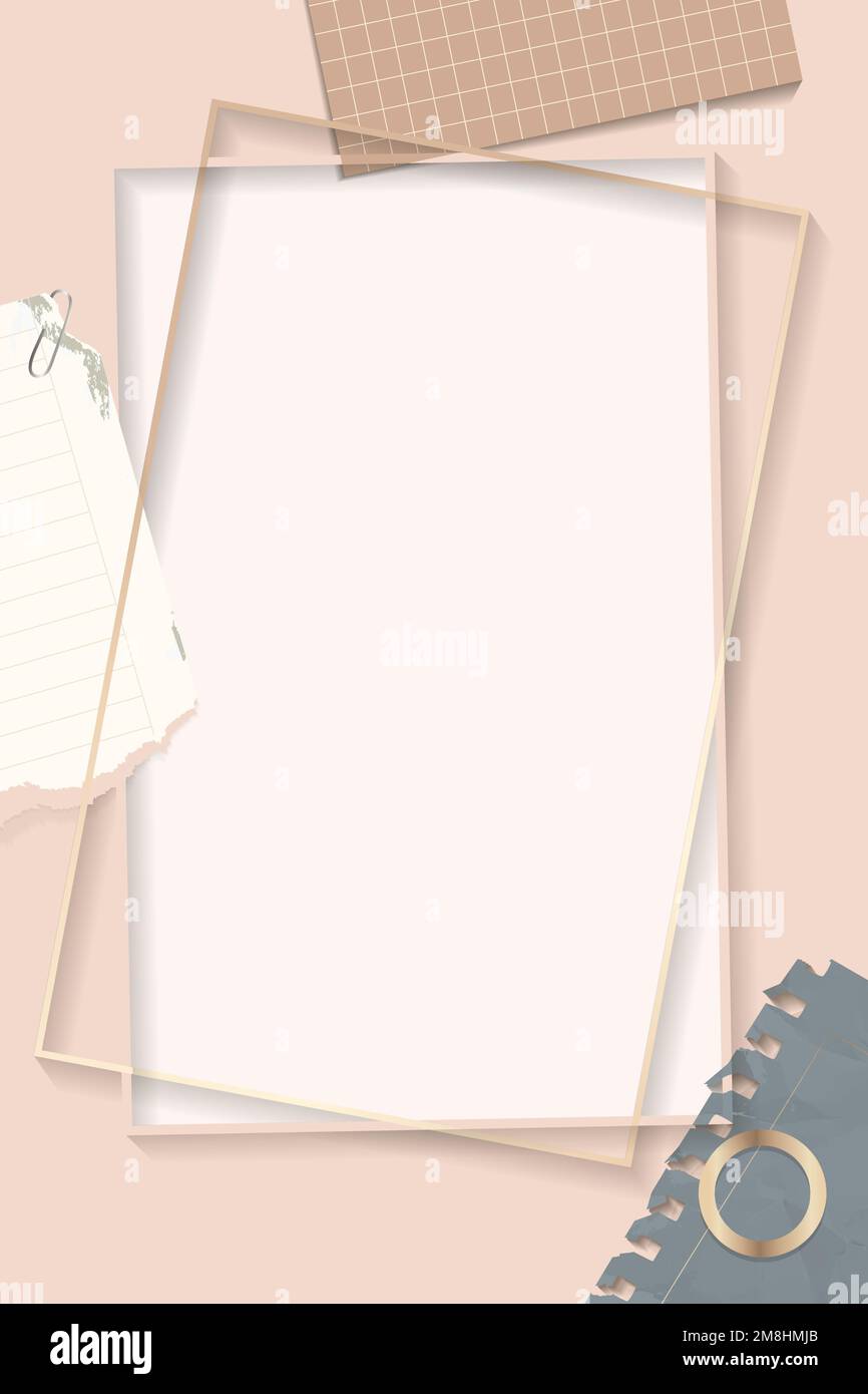 Ripped paper frame rectangle hi-res stock photography and images - Alamy