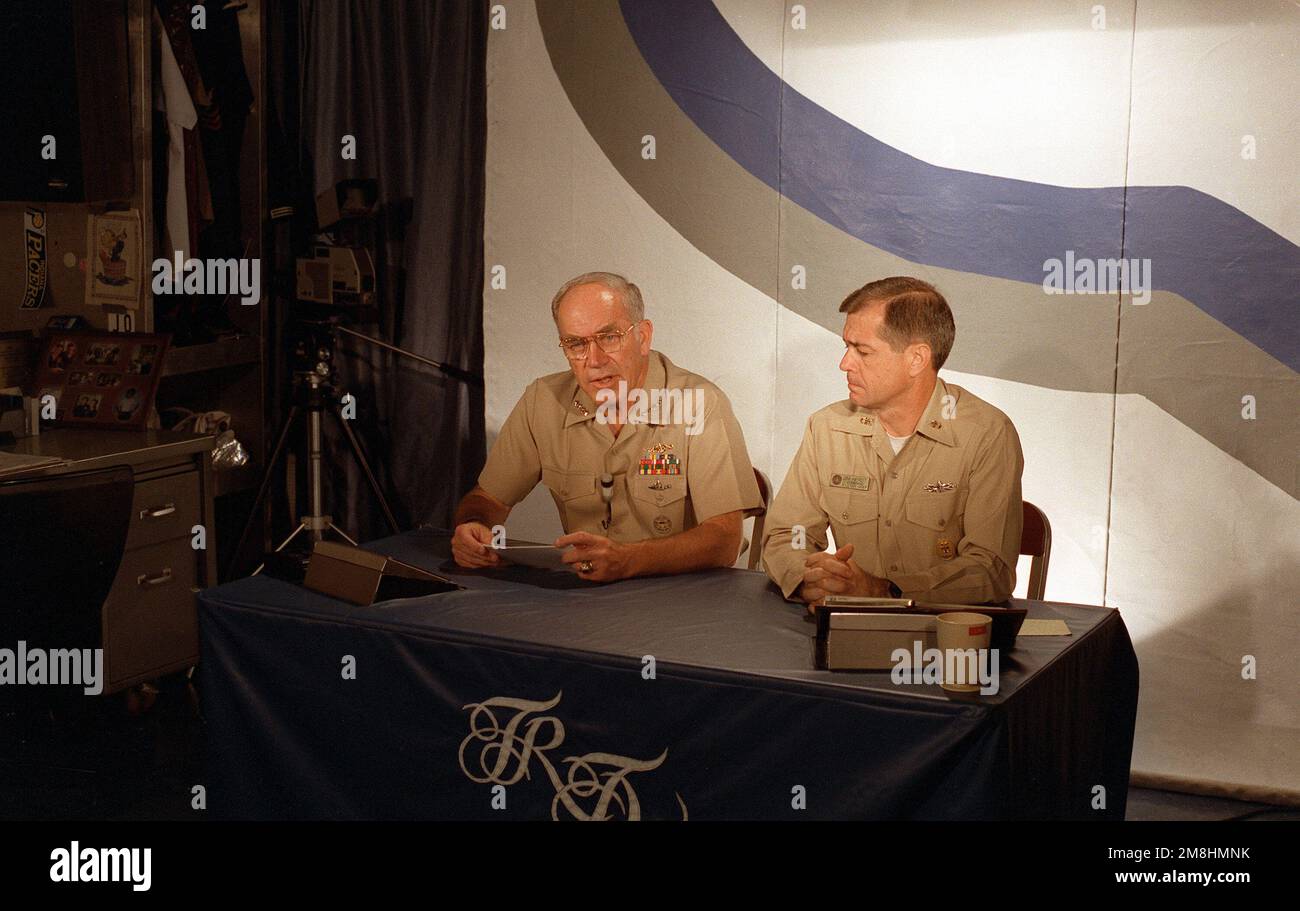 Adm. Frank B. Kelso II, chief of naval operations, and Command MASTER ...