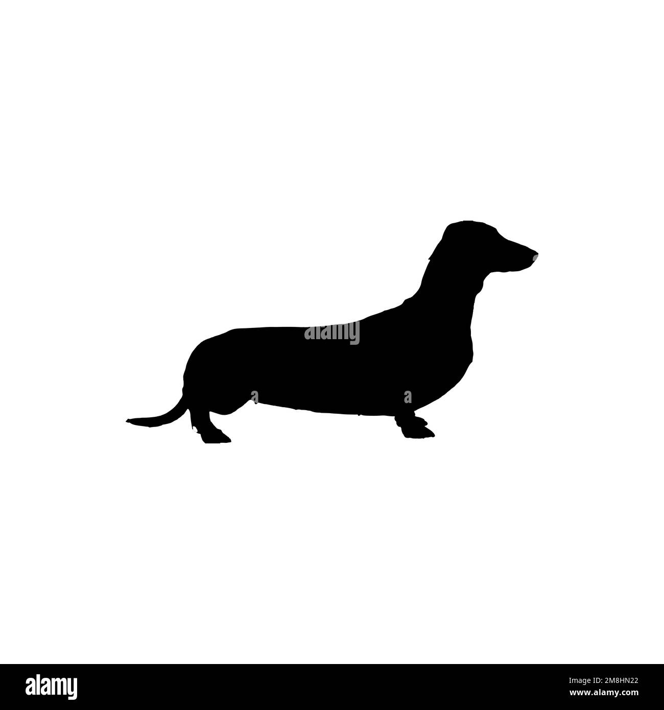 Dachshund icon. Simple style pet shop big sale poster background symbol ...