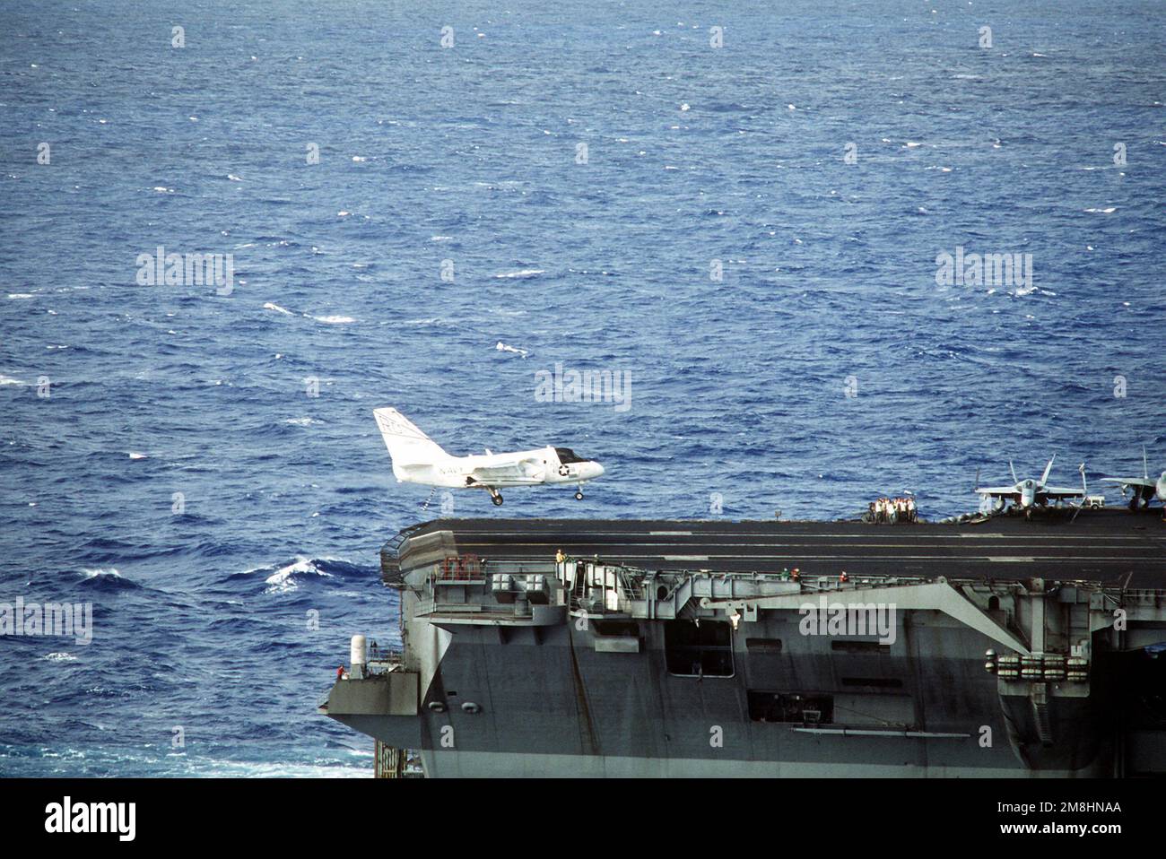 An S-3A Viking aircraft of Fleet Logistic Support Squadron 30, the ...