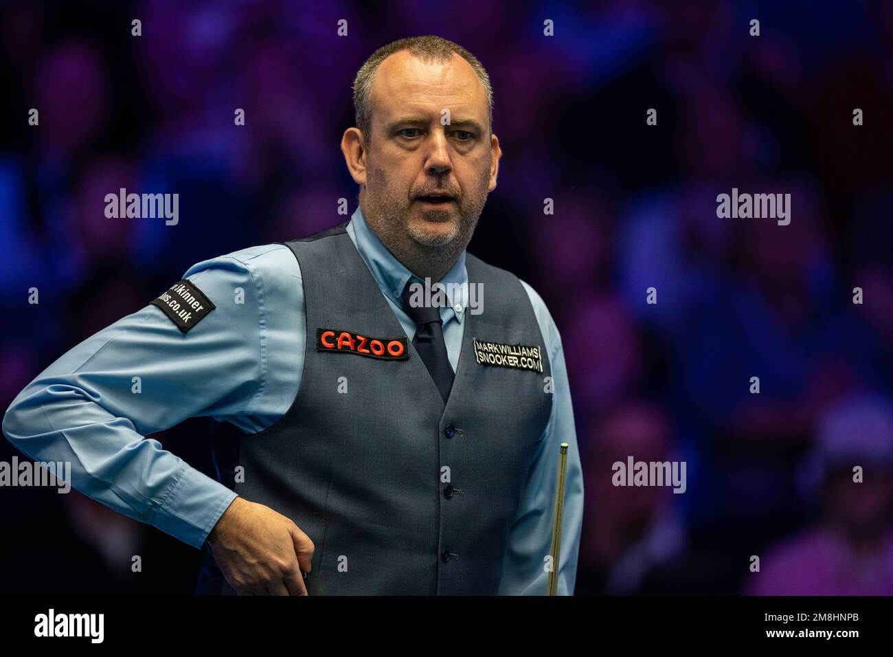 Mark Williams during day seven of the Cazoo Masters at Alexandra Palace ...