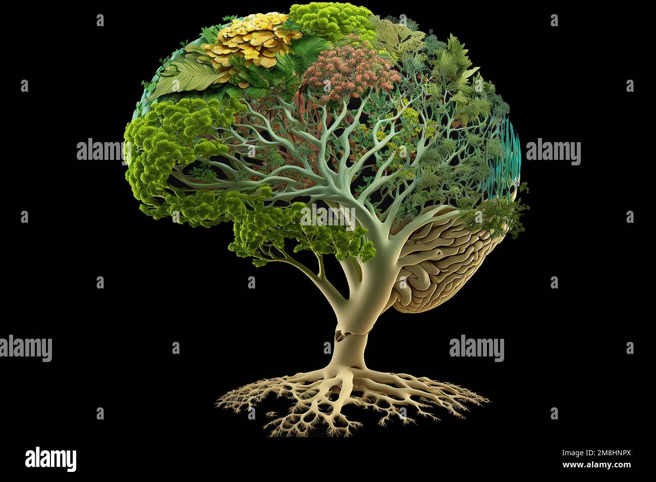Human brain tree hi-res stock photography and images - Alamy