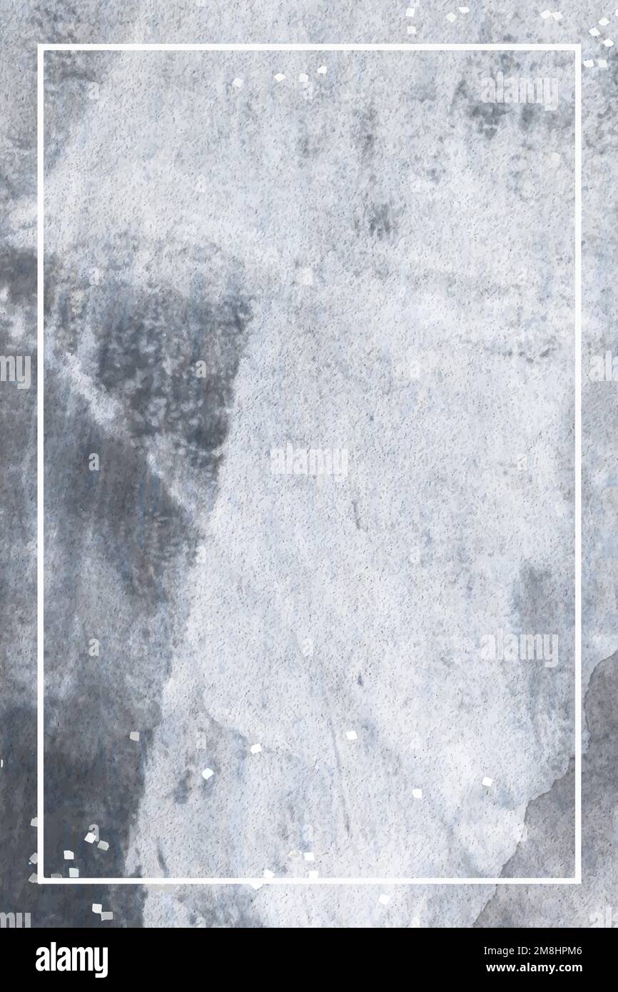 Rectangle frame on gray grunge background vector Stock Vector Image ...