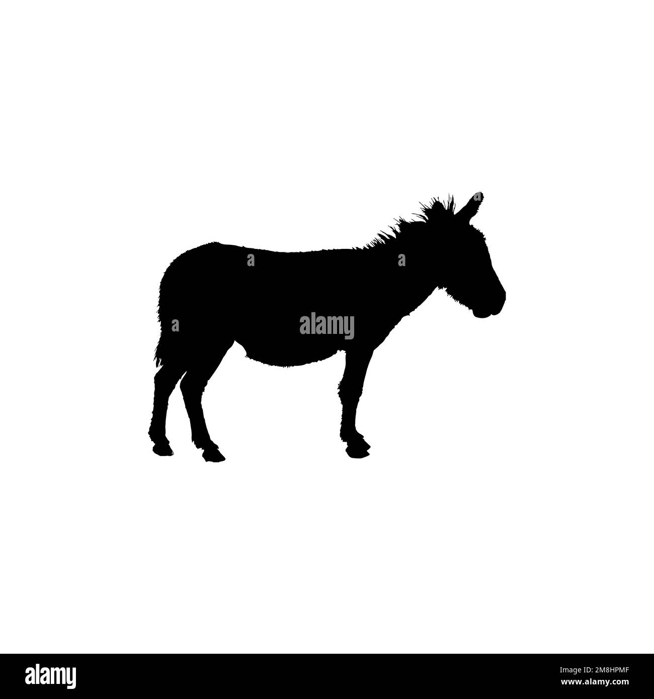 Donkey icon. Simple style political rally poster background symbol ...