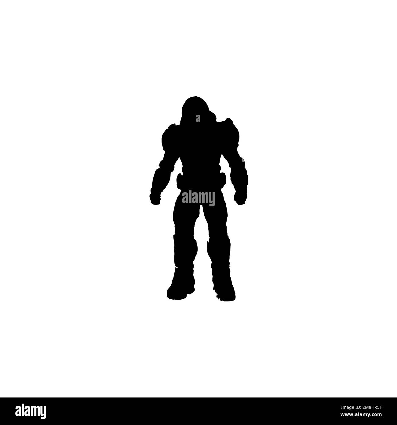 Robot icon. Simple style artificial intellect poster background symbol ...