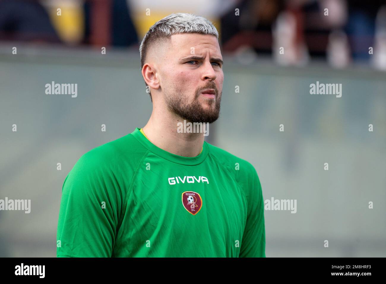 Reggio Calabria, Italy. 14th Jan, 2023. Contini Nikita Reggina warm up ...