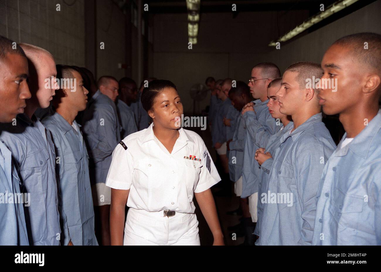 Mess Management SPECIALIST SEAMAN (MSSN) Leslie Donaldson gives the new ...