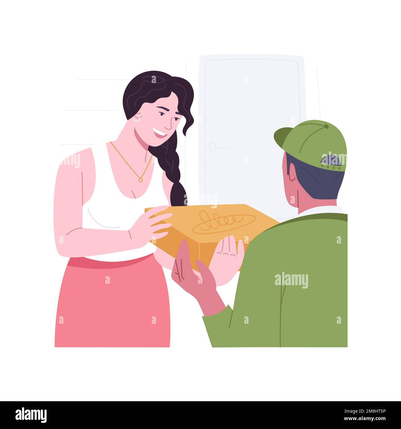 Seminar isolated cartoon vector illustrations. Group of teens having ...