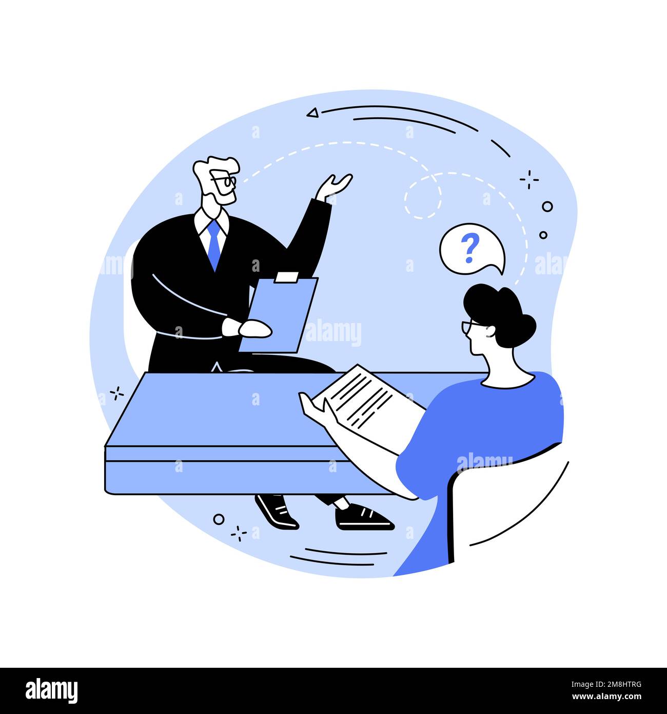 Laboratory Course Isolated Cartoon Vector Illustrations Professor Supervising Research Of Young