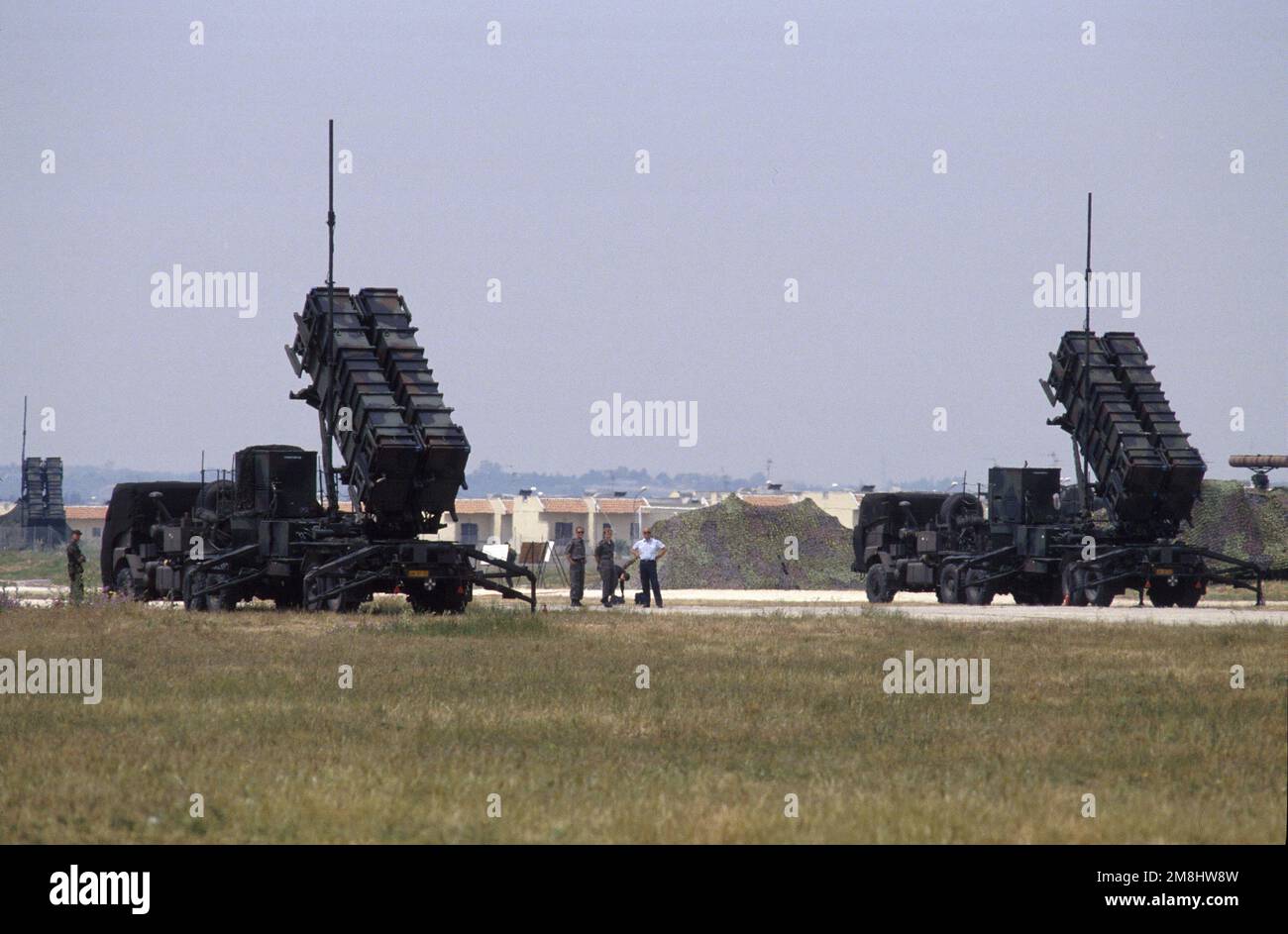 Dutch Army Patriot anti-aircraft missile batteries deployed in southern ...