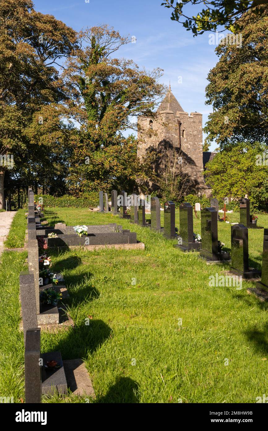Llanfairynghornwy parish church, Anglesey, North Wales Stock Photo - Alamy