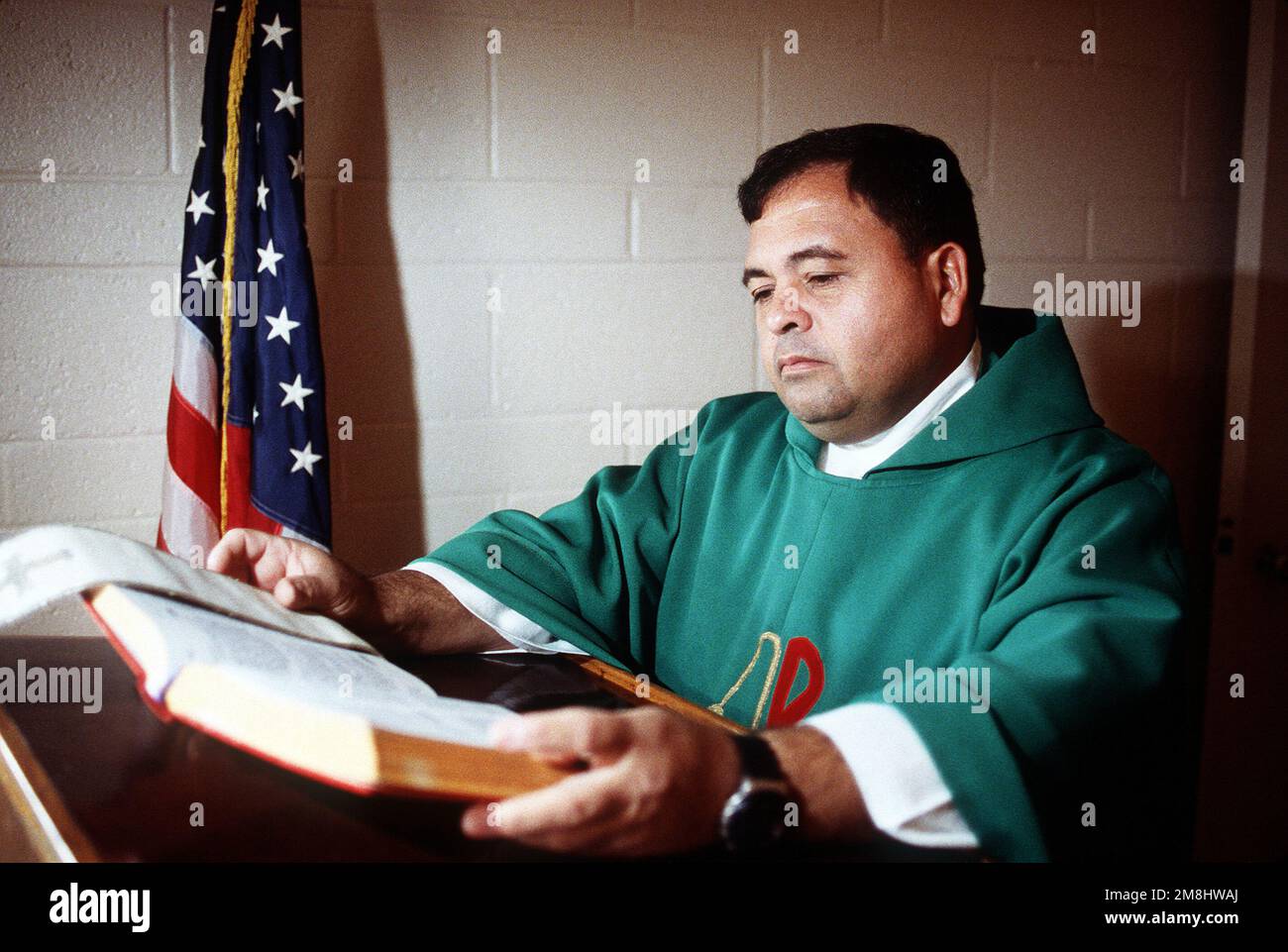 Commander Michael A. Diaz, Command Catholic Chaplain of Naval Air ...