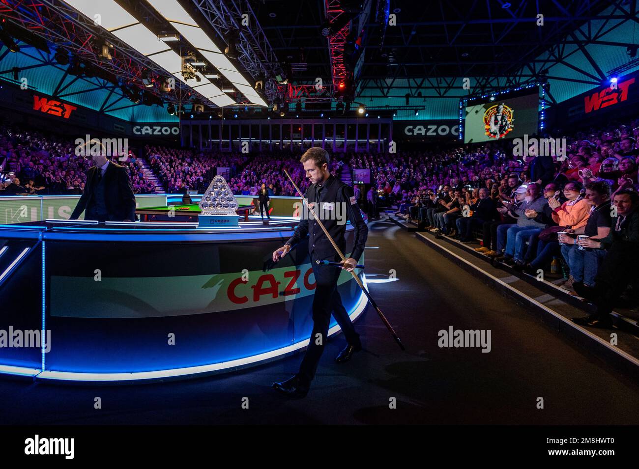 Jack Lisowski walking into the arena during day seven of the Cazoo ... Jack Lisowski walking into the arena during day seven of the Cazoo ...