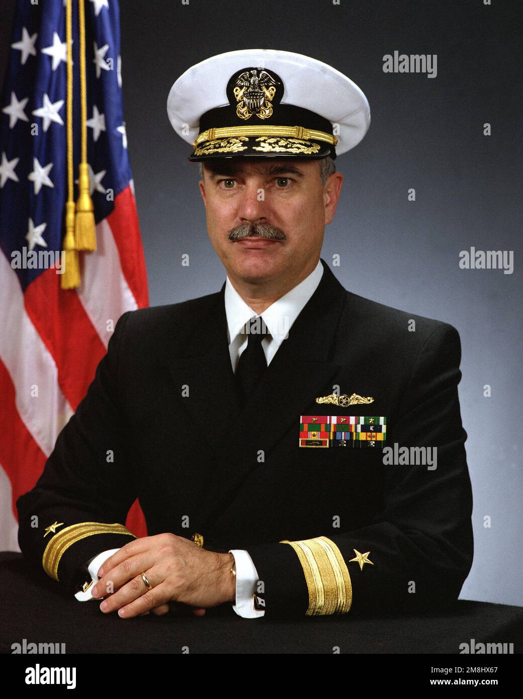 Rear Adm. (lower half) Lewis A. Felton, USN (covered). Country: Unknown ...