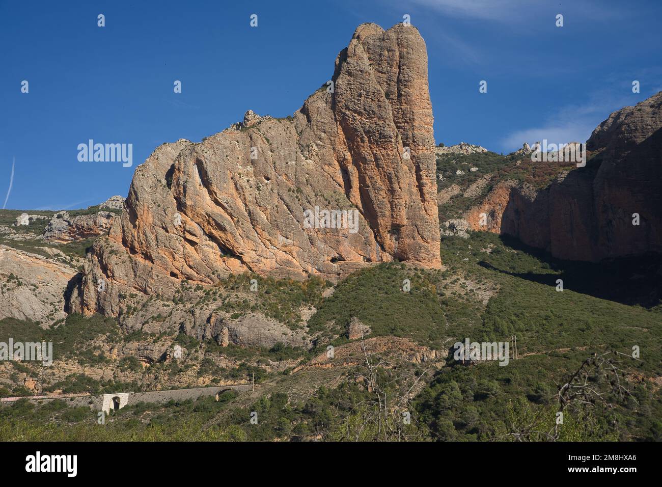 The beautiful landscape of the famous rock formations of Mallos de ...