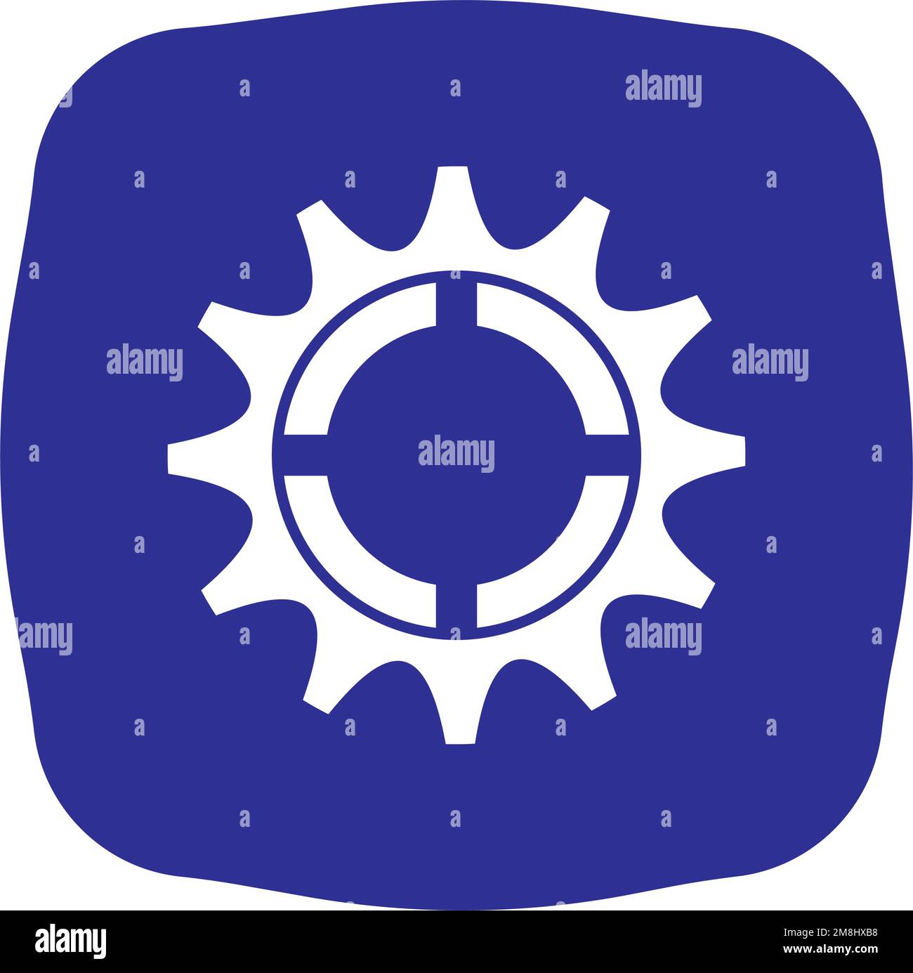 Gear Logo Template vector icon illustration design Stock Vector Image ...