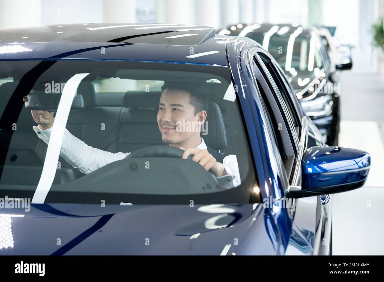 Business men driving Stock Photo - Alamy