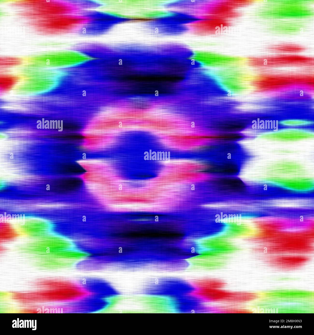 Retro bright wave pattern. Playful vintage pink shibori wallpaper ...