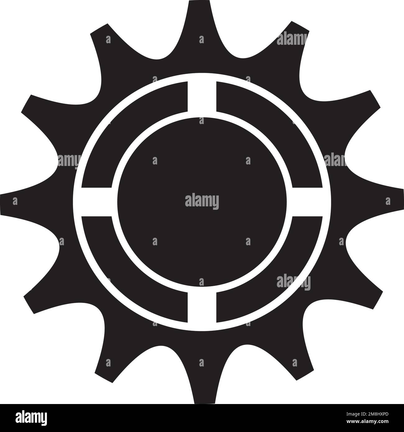 Gear Logo Template vector icon illustration design Stock Vector Image ...