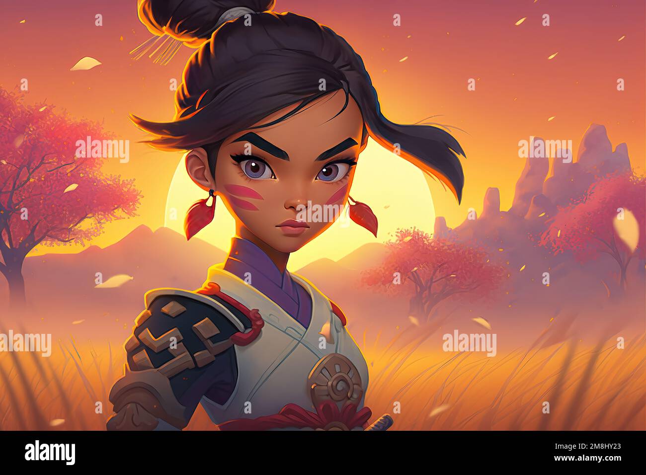 Samurai girl hi-res stock photography and images - Alamy