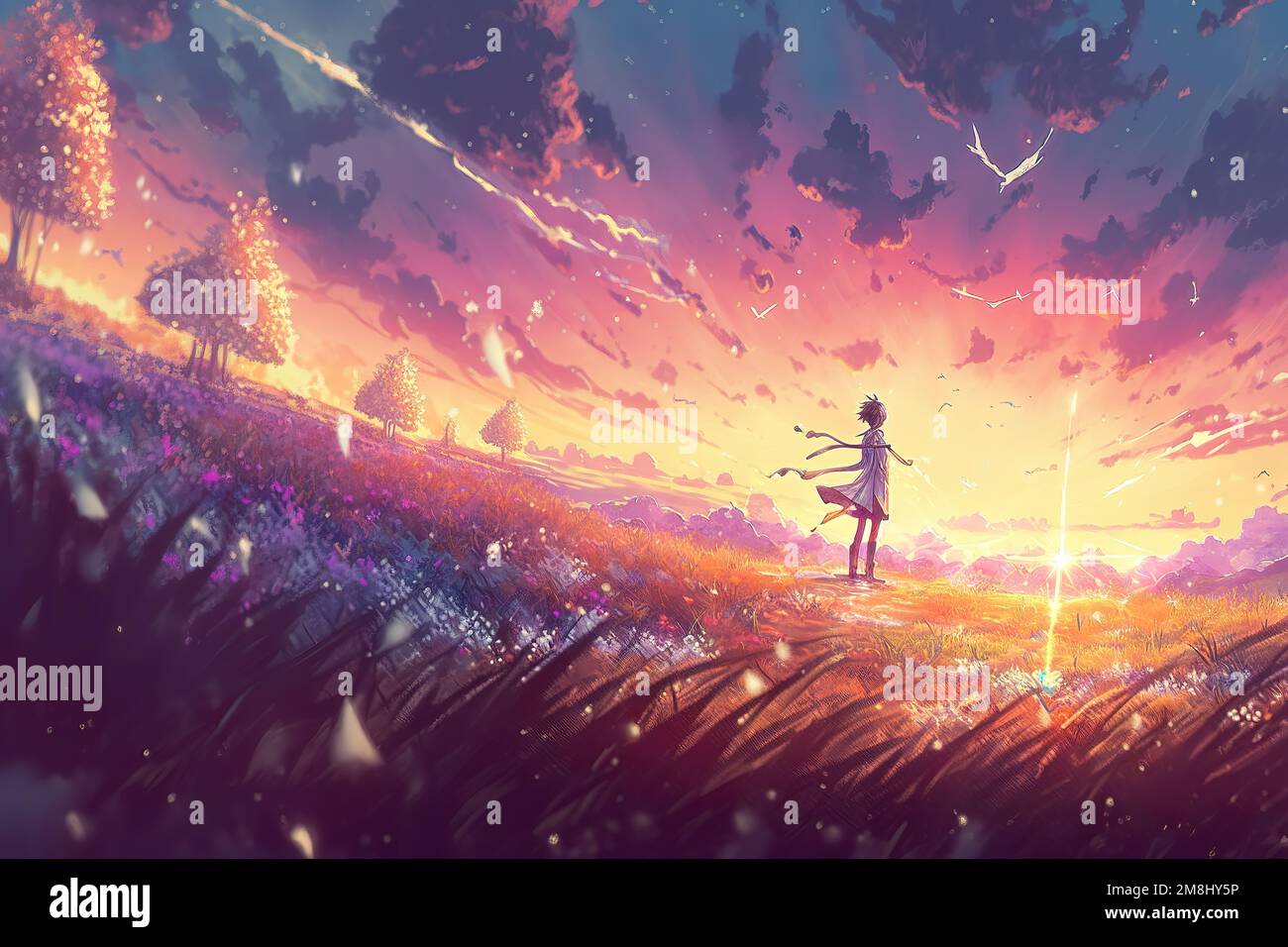 Watching anime hi-res stock photography and images - Alamy