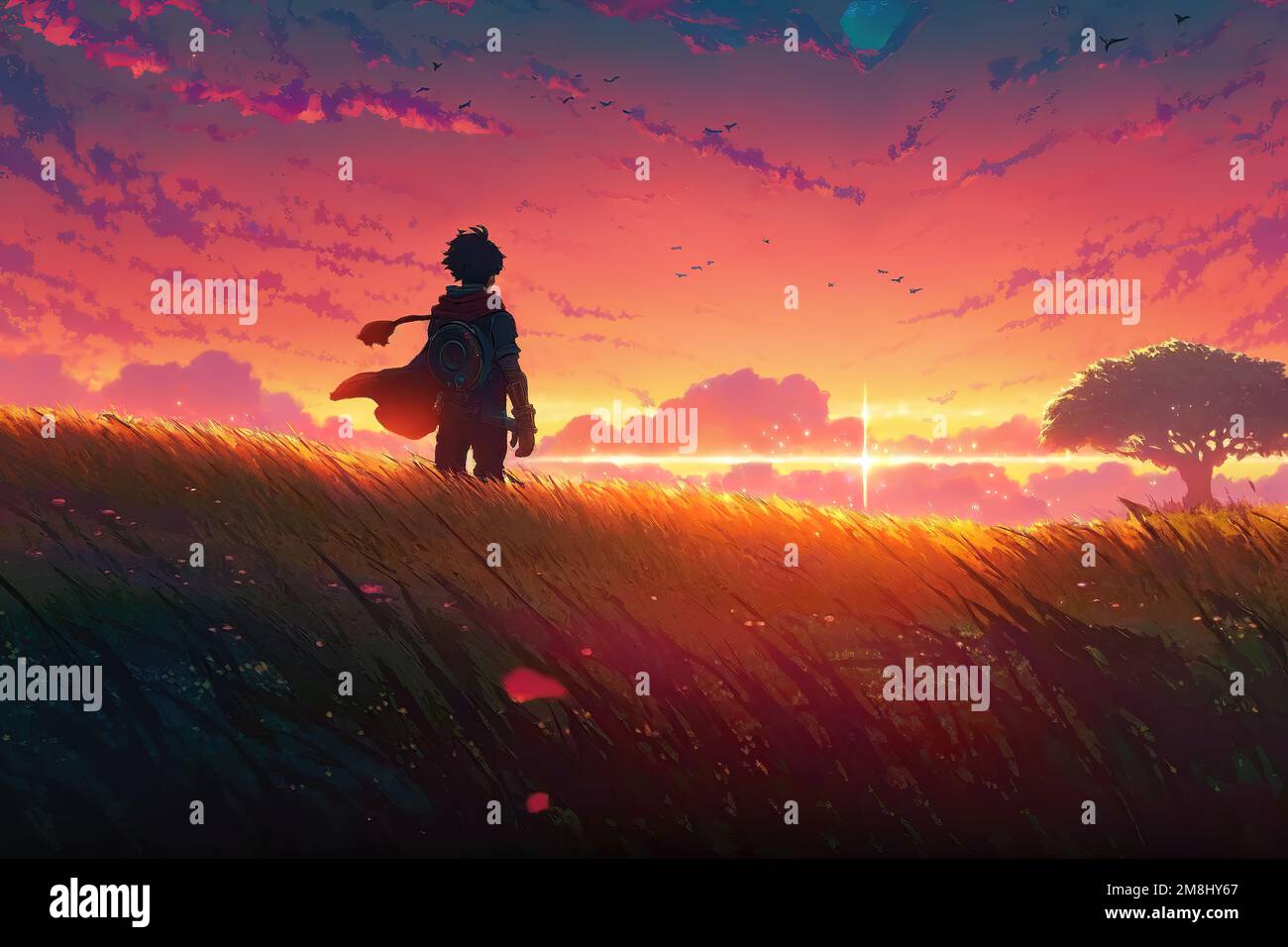 Watching anime hi-res stock photography and images - Alamy