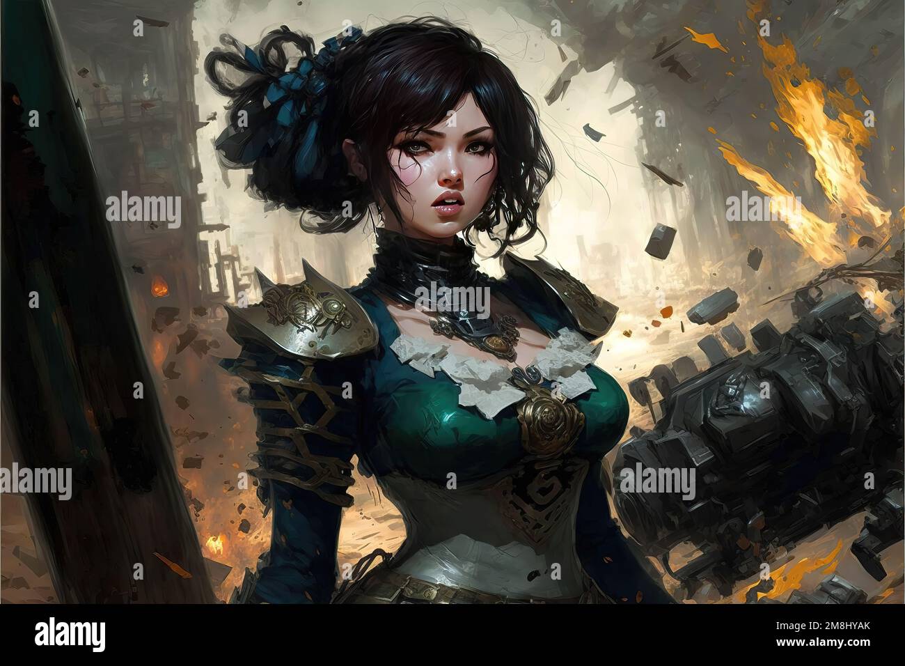 Cyberpunk fighter hi-res stock photography and images - Alamy